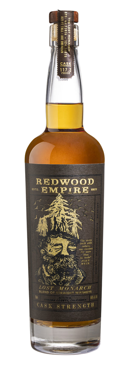 Redwood Empire Lost Monarch Cask Strength Blended American Whiskey 750 ...