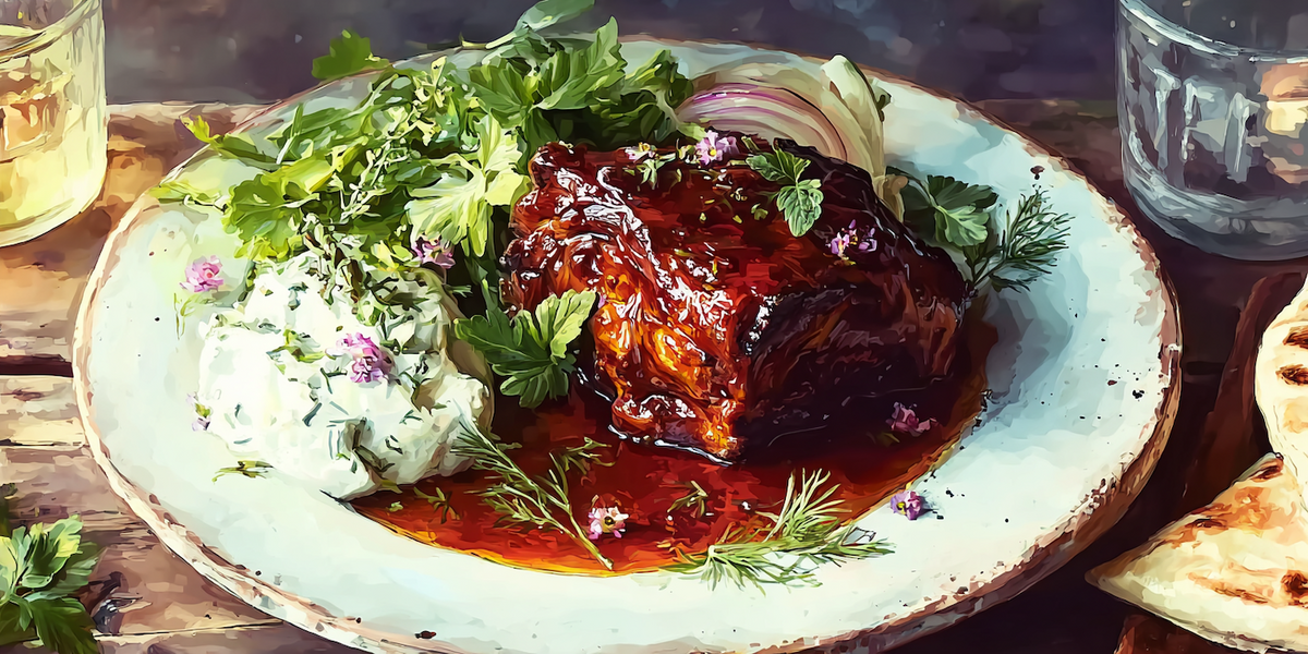 Braised Lamb Shoulder with Fennel and Orange – Vinodivino